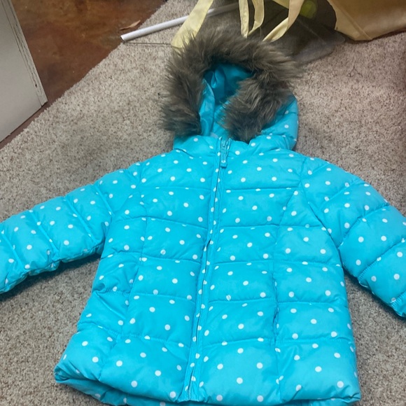 1989 Place | Jackets & Coats | Place Turquoise Puffer Jacket With White ...